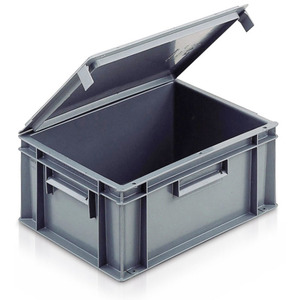 Contenitore in plastica (PP) sovrapponibile per alimenti con coperchio ...